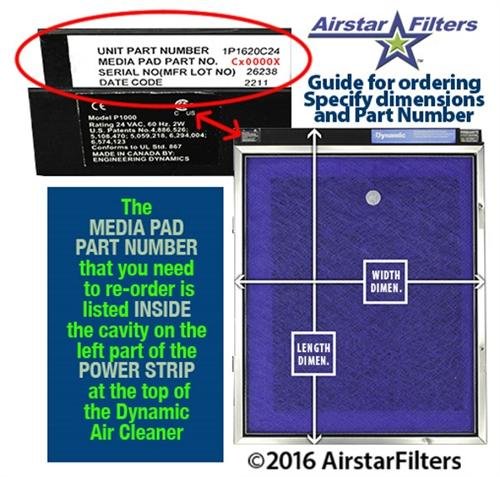 20 x 30 x 1-4-Pack Replacement Air Filters Compatible with Natures Home Micro Power Guard