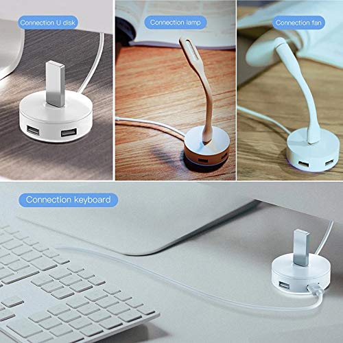 SHYPT USB HUB USB 3.0 USB 2.0 USB C HUB HUB 4 Port Computer Accessories USB Adapter (Color : Black)
