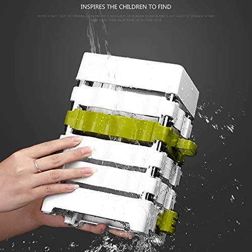 CUJUX Eco-Friendly Plastic PP Multifunction Chen Knife Holder Metal Scissors Organizer Tools Kitchen Knife Block Rack Desktop(without knife) (Color : A)