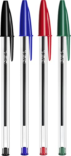 Bic 830864 BiC Cristal Original 1.0 mm Ball Pen Pack of 10,Black Packaging may Vary