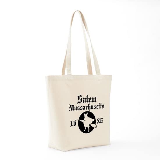 CafePress Salem Massachusetts Tote Bag Natural Canvas Tote Bag, Reusable Shopping Bag
