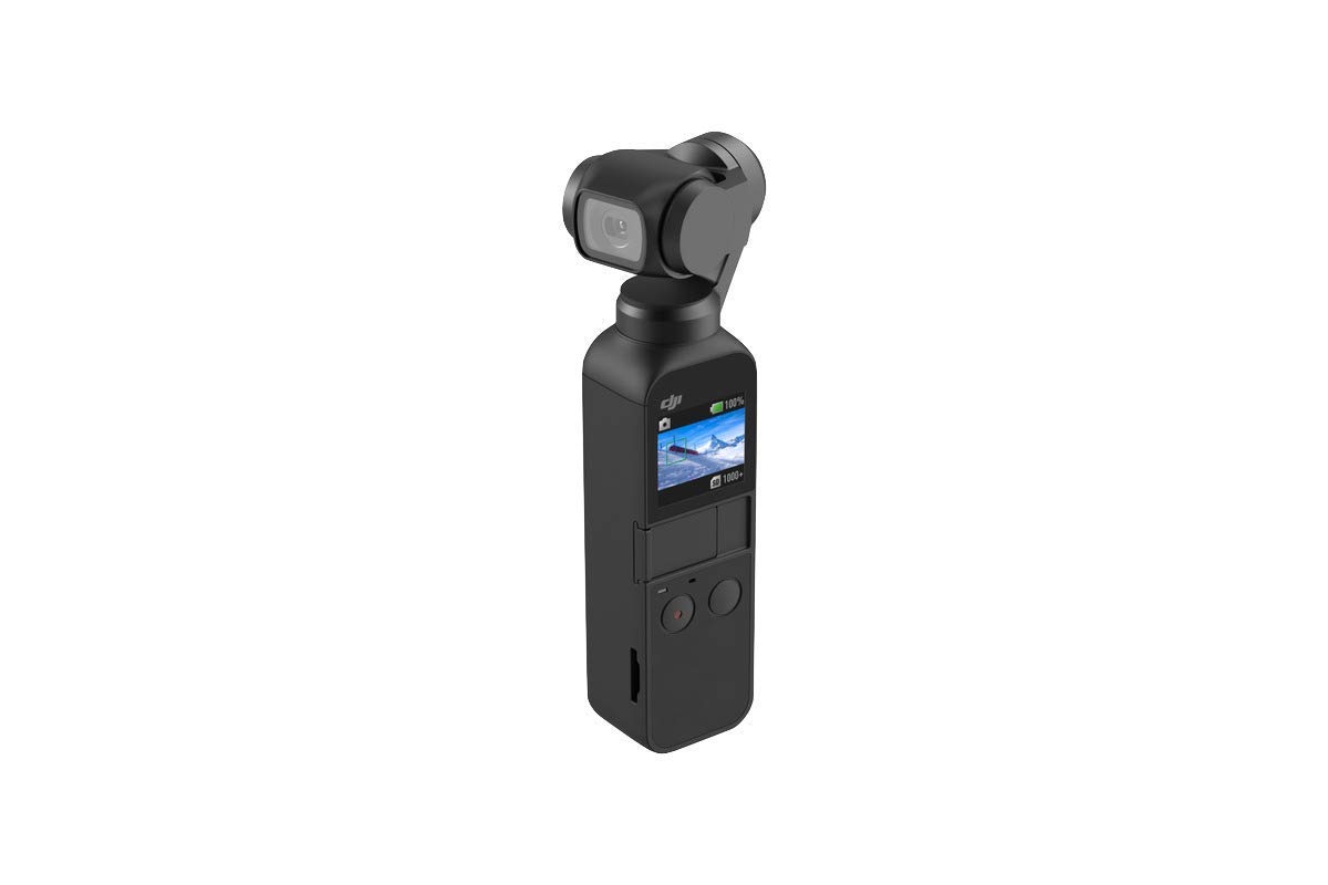 2019 DJI Osmo Pocket Handheld 3 Axis Gimbal with Integrated 4K Camera Bundle, Comes 64GB Extreme Micro SD