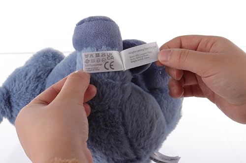 Apricot Lamb Toys Plush Navy Blue Bunny Rabbit Stuffed Animal with Fluffy Soft Ears (Navy Blue Bunny, 8 Inches)