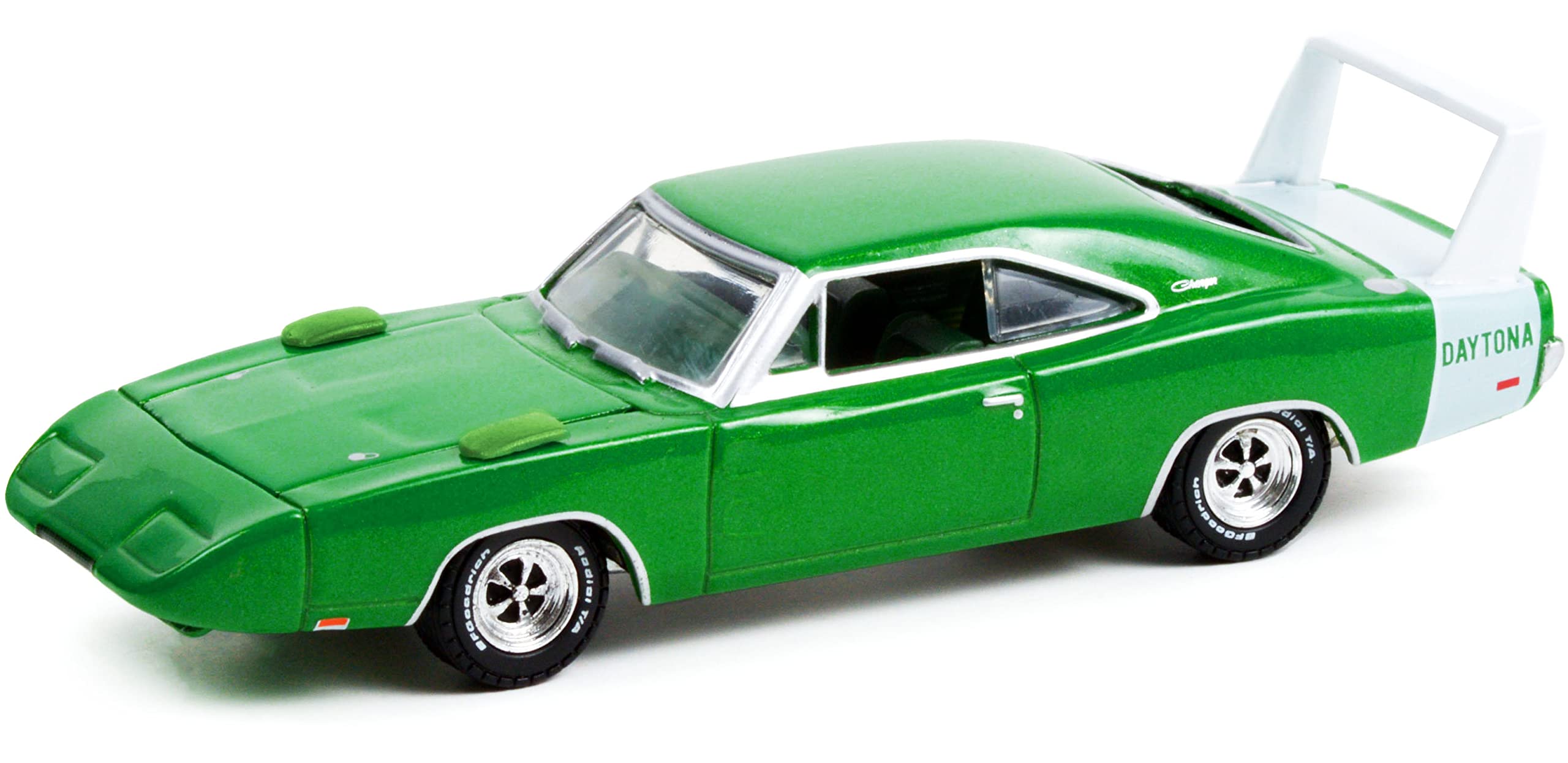 1969 Charger Daytona Spring Green Metallic (Lot #1399) Barrett Jackson Scottsdale Edition Series 8 1/64 Diecast Model Car by Greenlight 37240 B