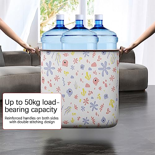 AZXY Clothes Storage Bags Large Capacity, Closet Organizers and Storage Bins, Foldable Wardrobe Storage with Lids and Handles for Blanket Comforter Clothing Bedding, Containers Box (L)