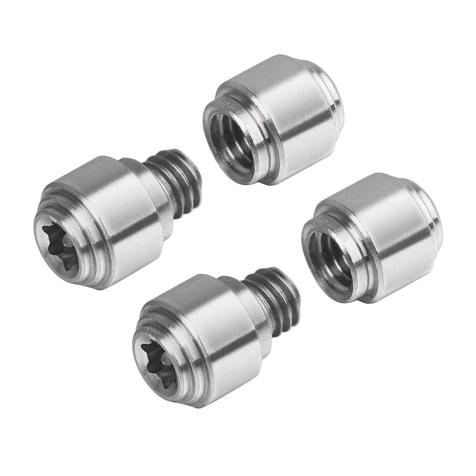 2 Packs Custom Thumb Studs, Replacement Titanium Thumbstuds for Benchmade 535 BUGOUT (Sliver)