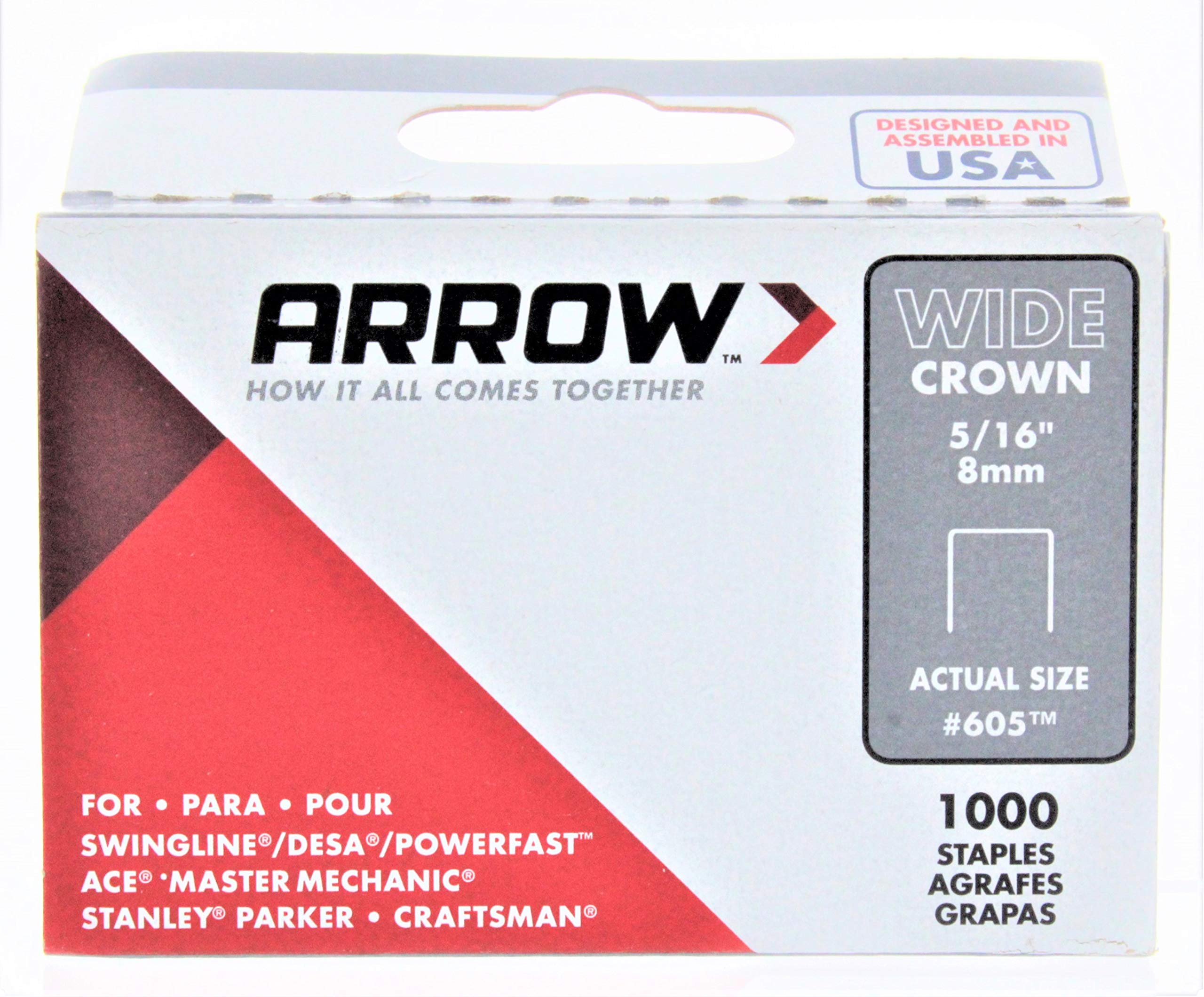 Arrow Fastener 60530 5/16" Wide Crown Heavy Duty Staples