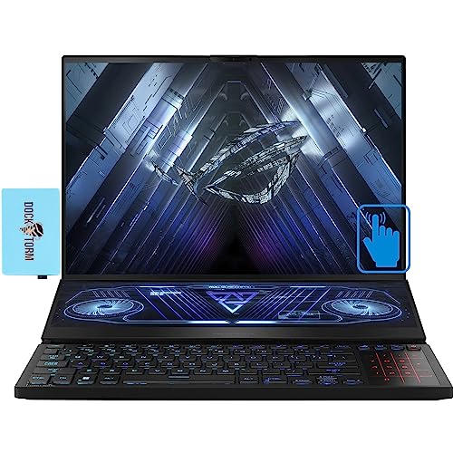 ASUS ROG Zephyrus Duo 16 GX650RM-ES74 Gaming Laptop 16" 165Hz IPS Touchscreen WUXGA (1920x1200) (AMD Ryzen 7 6800H, 16GB DDR5, 1TB SSD, GeForce RTX 3060,Win11Home) w/Hub
