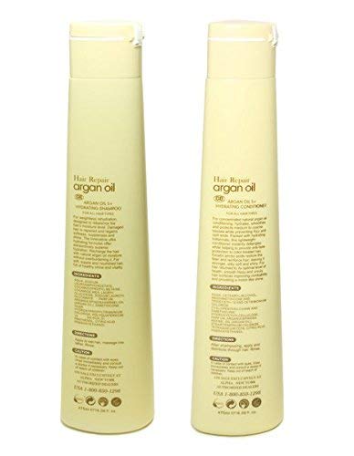Argan Oil Original Hydrating Shampoo And Conditioner Hair Repair Set 2pc 475 ml./ 16.06 oz By Alpha New York