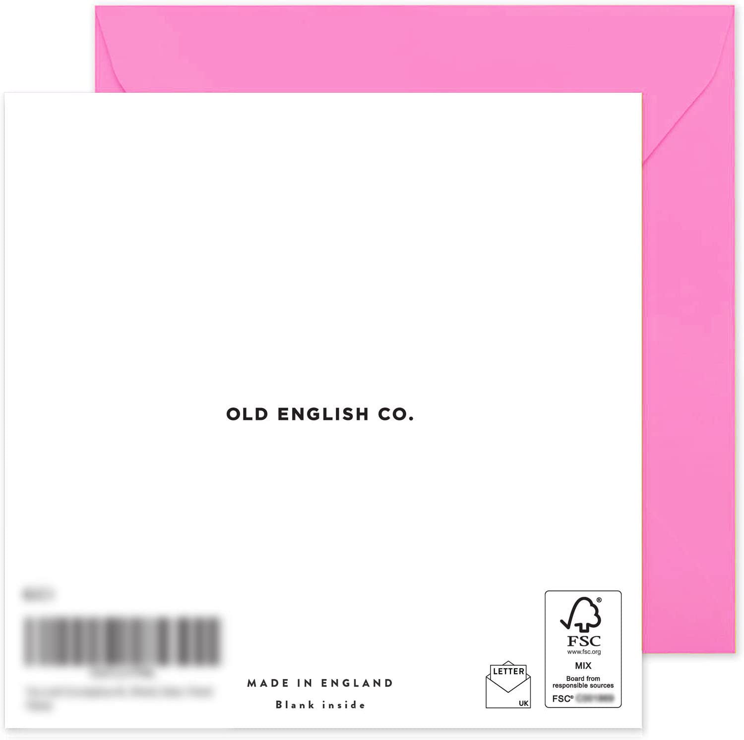 Old English Co. Yay 40th Birthday Cake Card - Fun Celebrations Greeting Card for Her | For Women, Sister, Wife, Aunt, Mum | Blank Inside & Envelope Included