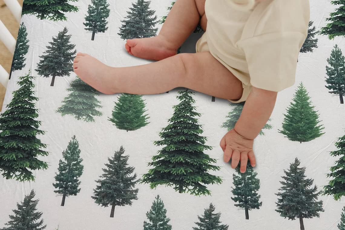 Soft Fitted Crib Sheet, Stretchy and Breathable Toddler Crib Sheet for Boys and Girls, Fits Standard Crib and Toddler Mattress