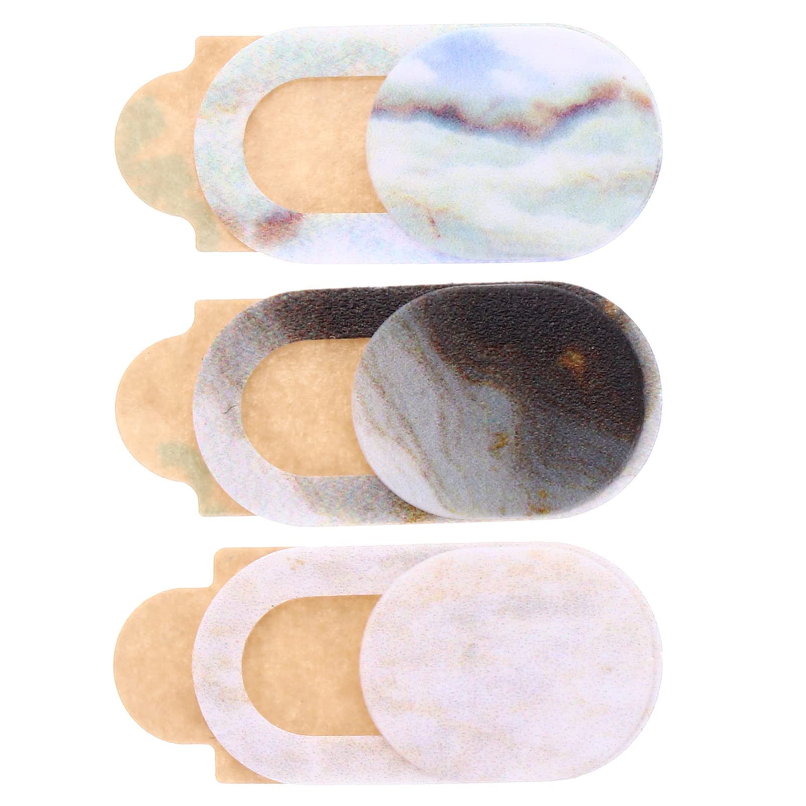 SOLUSTRE 3 Pcs Camera Privacy Cover Phone Webcam Cover Webcam Sticker Tablet Camera Cover Computer Stickers for Laptop Webcam Sliding Cover Slider abs Protective case Personality