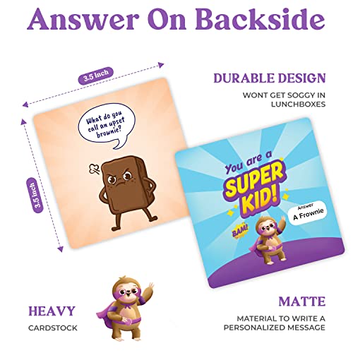 80 Super Kid Lunch Box Jokes for Kids - Funny Kid Jokes and Tongue Twisters - Fun Lunch Box Accessory For Kid's Lunchbox & Bento Box For Kids
