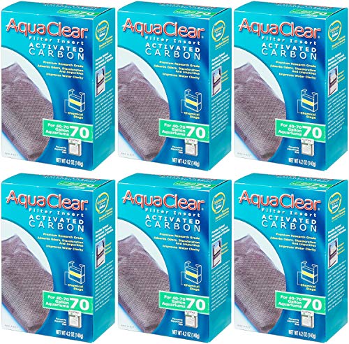 Aqua Clear 70 (300) Activated Carbon 4.2 oz x 6pk