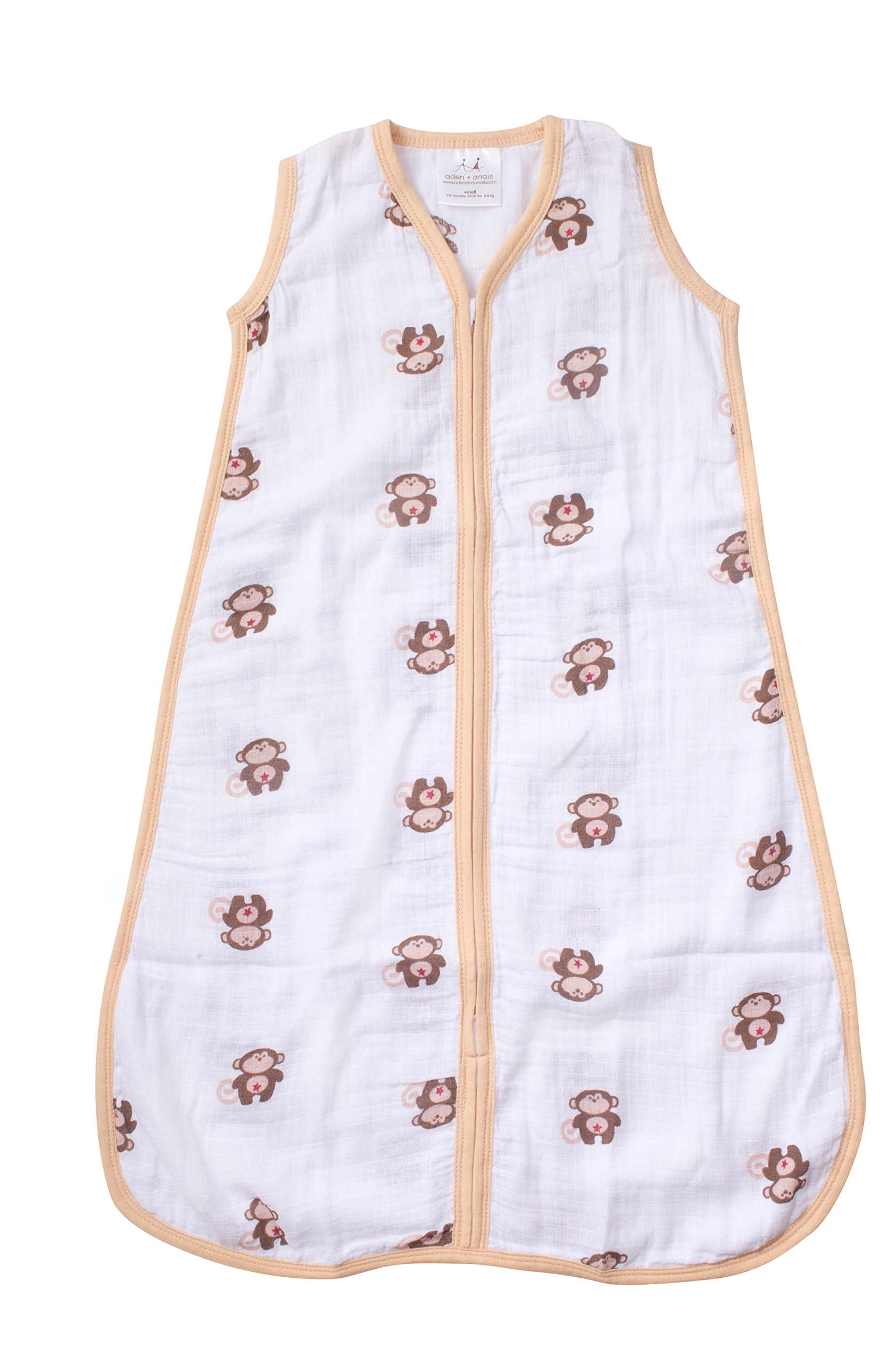 aden by aden + anais Sleeping Bag, Safari Friends- Monkey- S