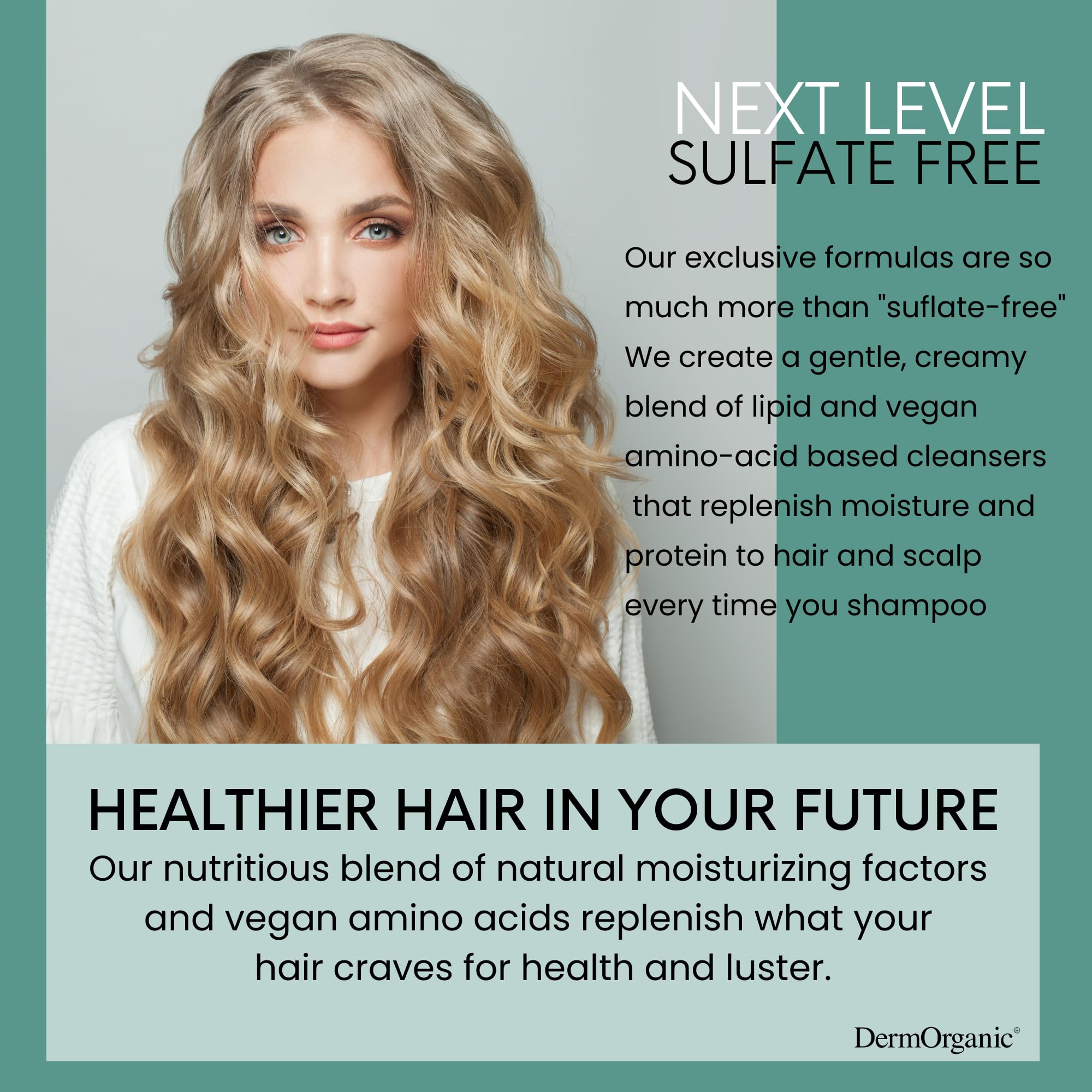 DermOrganic Color Care with Sunflower Anti-Fade Extract - Sulfate-Free - CONDITIONER 17 fl.oz