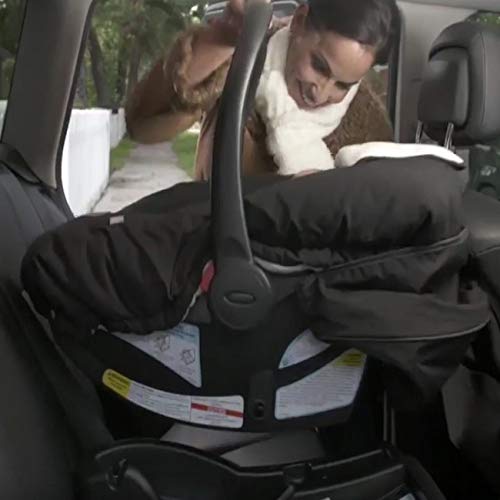 CozyBaby Combo Pack with Mesh Breathable Sun and Bug Cover and Lightweight Spring, Glacier Gray