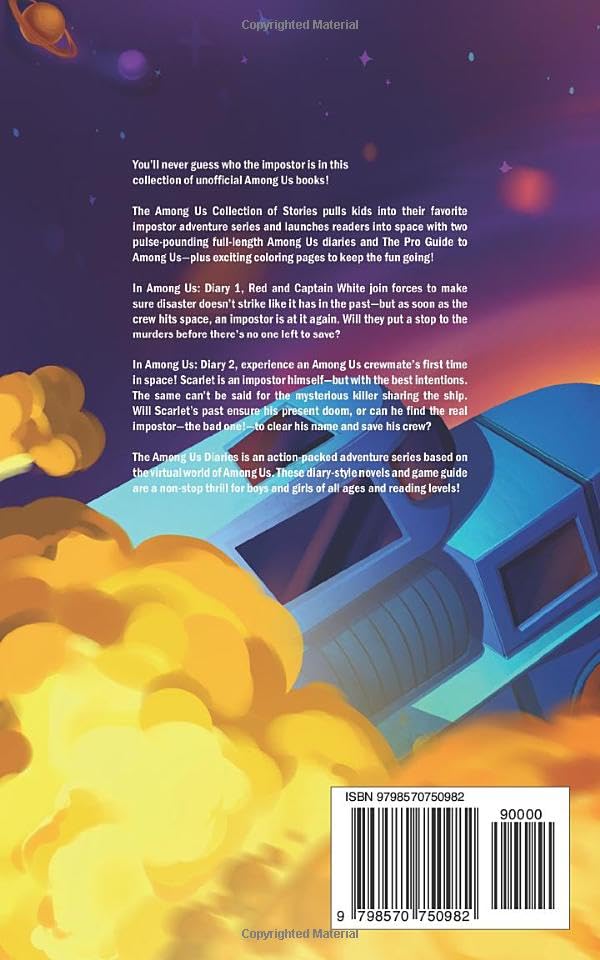 Among Us Book - Red Diary: Unofficial
