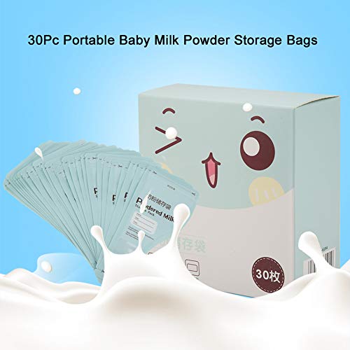 Baby Milk Powder Bag, 30 PCS Portable Baby Feeding Milk Powder Storage Bags Disposable Milk Powder Pouches
