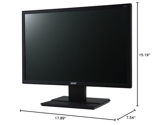 Acer V206WQL bd 19.5" HD (1440 x 900) Monitor (DVI & VGA Ports) Black
