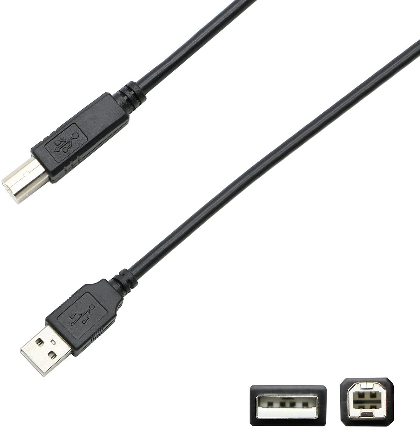 Storel Workforce Printer Cord Printer Cable to Computer 10 FT Compatible with Epson Workforce WF-2760,WF-2750,WF-7710,WF-7720,WF-7210, WF-7620,WF-7610,WF-2860,WF-2850,WF-2830,WF-2650,WF-3640A