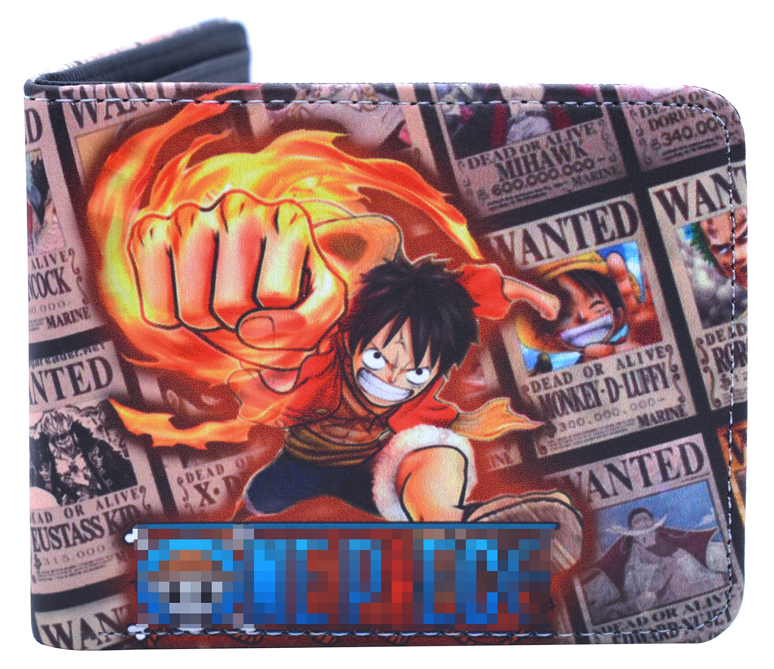 Amatensu Anime Characters Monkey D Luffy wallet Roronoa Zoro wallet Trafalgar D Water Law wallet Portgas D Ace wallet I