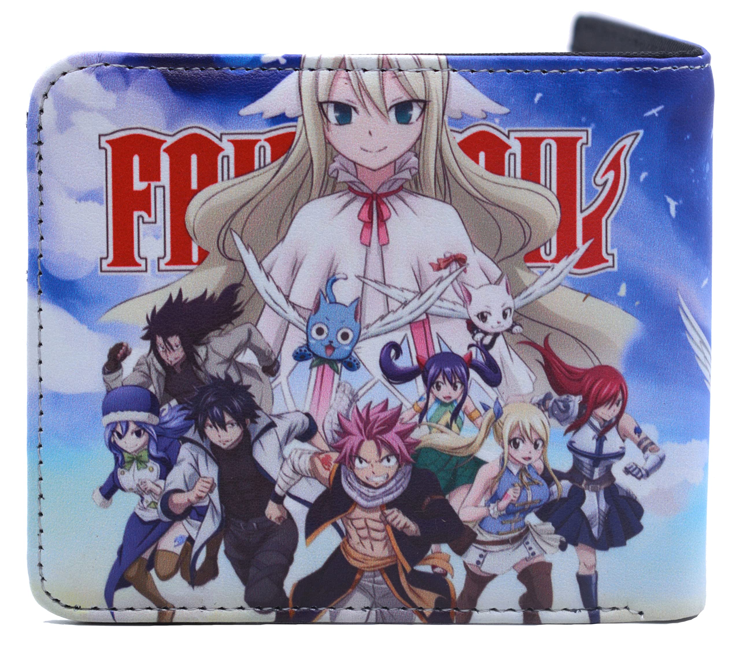 Amatensu Anime Characters Lucy Heartfilia wallet Etherious Natsu Dragneel wallet Gray Fullbuster wallet Erza Scarlet wallet E
