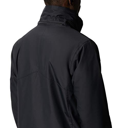 Columbia Men's Bugaboo II Fleece Interchange Jacket, Black/Red, 3X Big