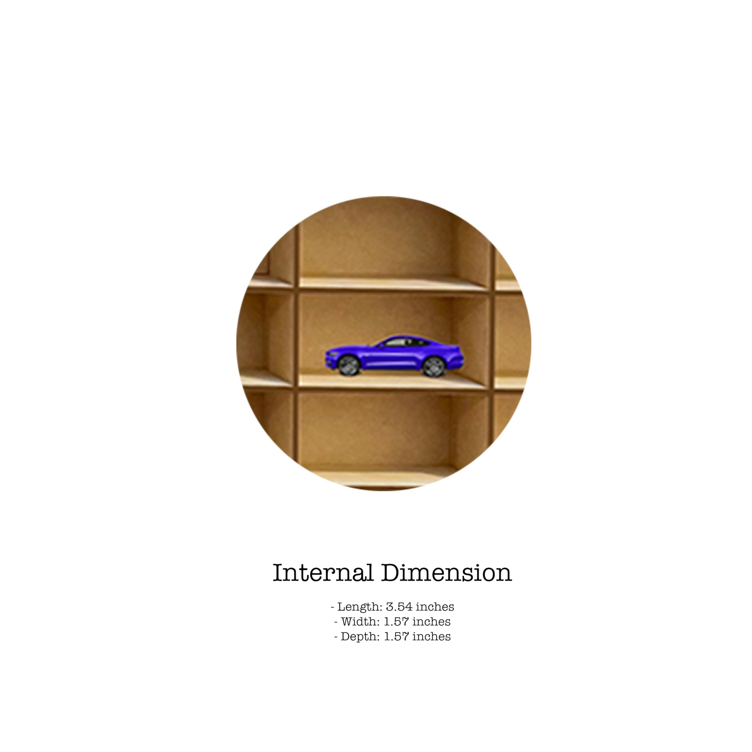 Alejandro Cortes Shelves Garage Collector's Shelf: 102-Slot Display Case Storage Organizer for 1/64 Scale Model Cars Toy Diecast , Ideal Model car Display case