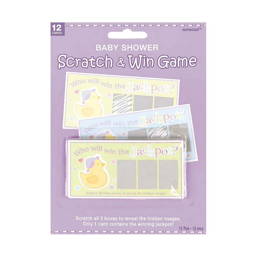 Amscan Baby Shower Scratch Off Game (Each)