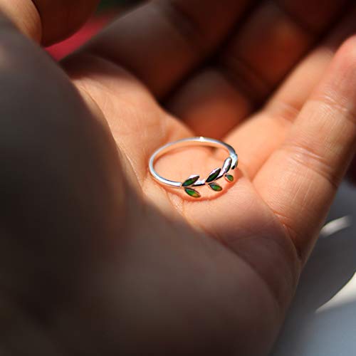 1X Women Ring Jewellery Elegant Leaves Adjustable Open Ring Wedding Party Thumb Knuckle Ring Superior Quality and Creative