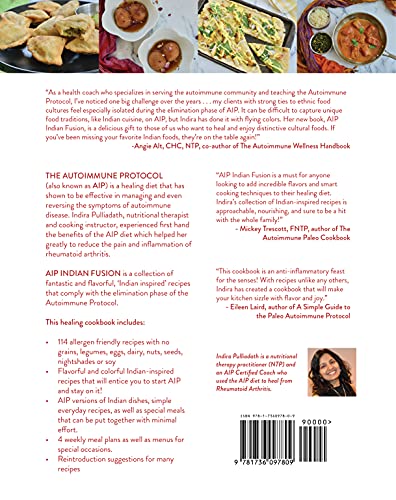 AIP INDIAN FUSION: 114 AUTOIMMUNE PROTOCOL COMPLIANT RECIPES WITH INDIAN FLAVORS