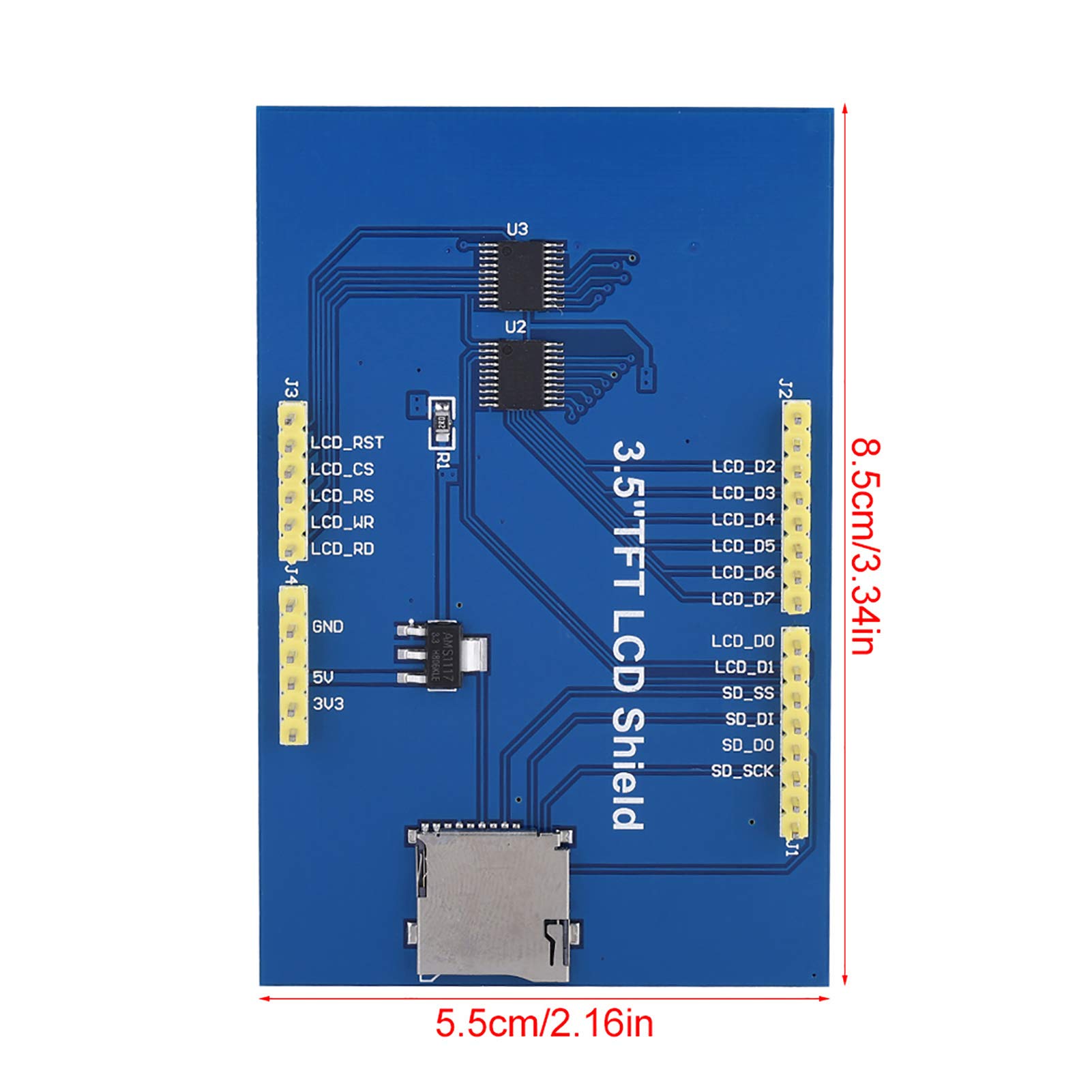 3.5in TFT LCD Display Screen Module Pin Display Board 480x320 Color Screen Module Compatible Mega for Board (#2)