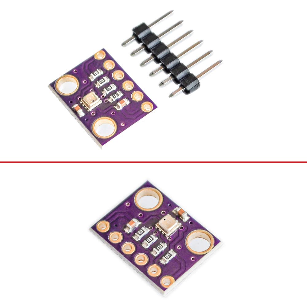 Comimark 2Pcs Breakout Temperature Humidity Barometric Pressure BME280 Digital Sensor Module for Arduino