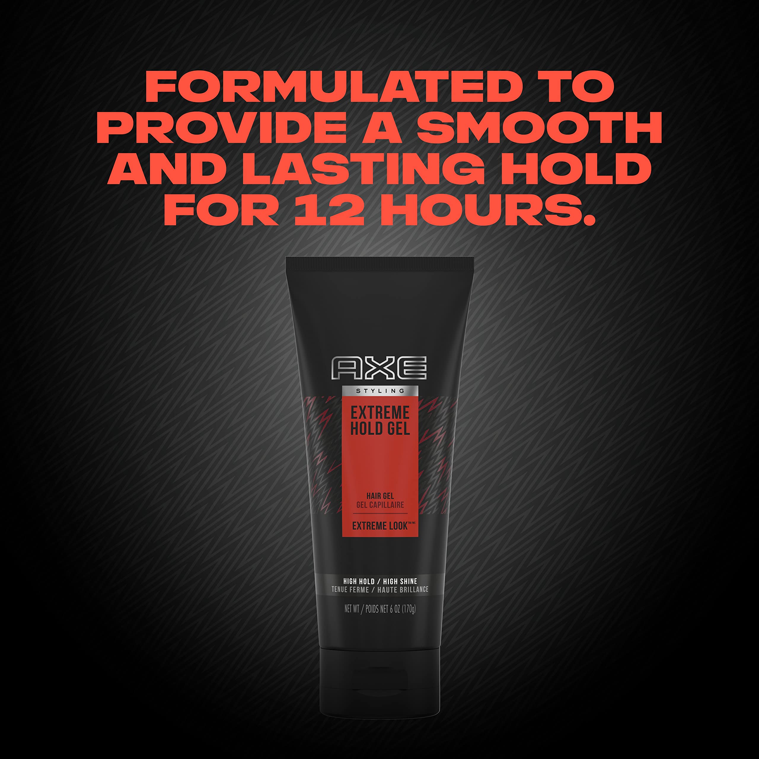 AXE Hair Styling gel Spiked Up Look 1 Count Extreme Hold Gel For Easy to Style Hair 6 oz