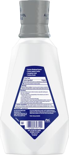 Crest Pro-Health Restore Enamel Mouthwash, Clean Mint, 1 L (33.8 Fl Oz) (Pack of 1)