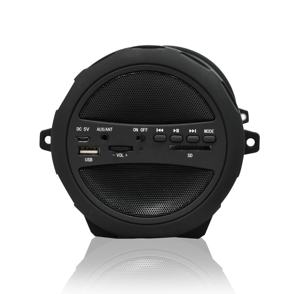 Axess Speakers Bluetooth Wireless Portable — at Home, Car Speakers, Or Outdoor Speaker with Aux, SD Card, & USB Compatibility for Amazing Sound - SPBT1041