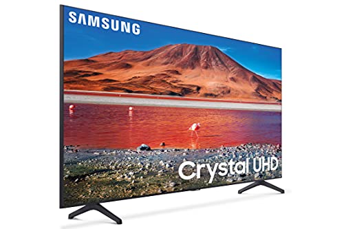 SAMSUNG 60-inch Class Crystal UHD TU7000 Series - 4K UHD HDR Smart TV UN60TU7000FXZA, 2021 Model