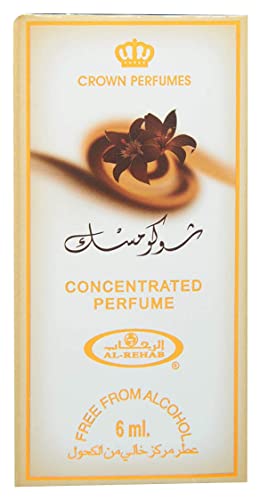 Al-Rehab Choco Musk Concentrated Perfume Oil 6 Ml Attar Stay Longlasting Fragnance for Unisex