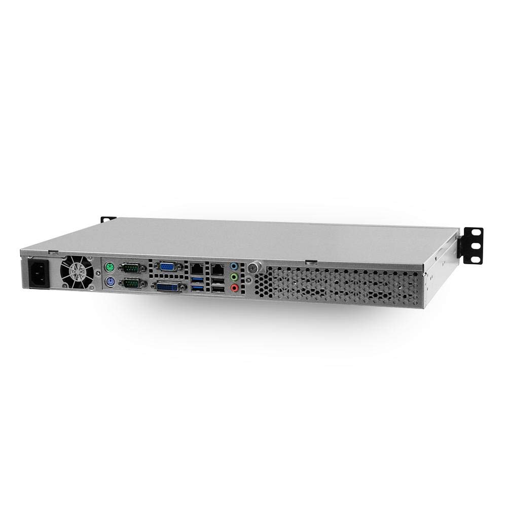 MITXPC Celeron J1900 Quad Core Short Depth 1U Solution, Dual GbE LAN, Dual COM (4GB DDR3L, Rear IO)