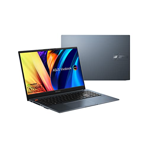 ASUS VivoBook Pro 15 Laptop, 15.6” FHD Display, Intel Core i7-12650H CPU, NVIDIA GeForce RTX 3050 GPU, 16GB RAM, 512GB SSD, Windows 11 Home, Quiet Blue, K6502ZC-DB74