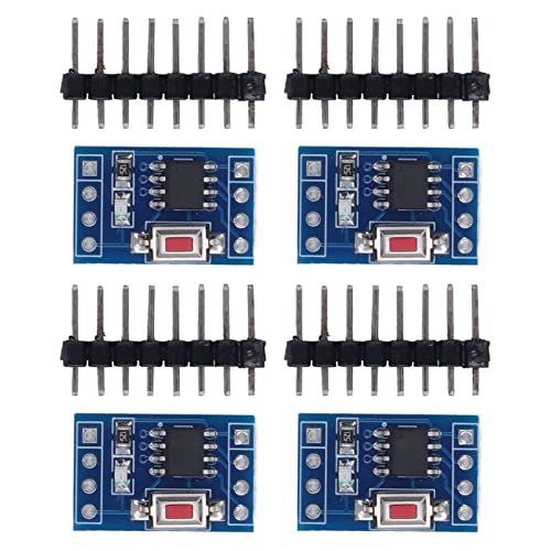 4 Sets Microcontroller System Board MCU Development Module STC15W204S Electronic Component for Input, Interrupt and Other Experiments
