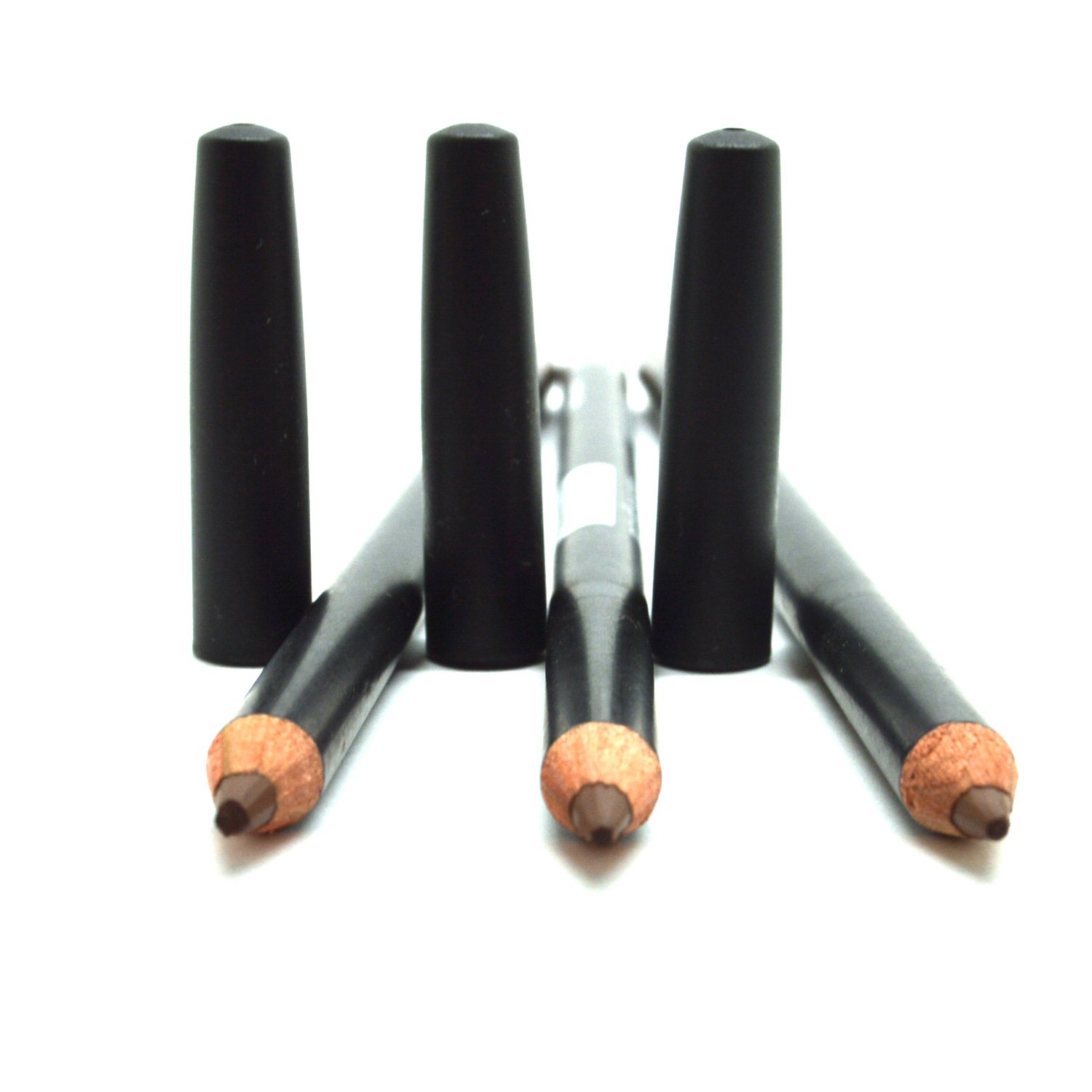 3 Pcs x Italia 1009 Medium Brown Ultra Fine Eye liner Pencil Lip Eyeliner Set + Earring