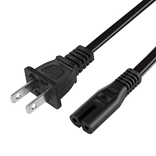 AC Power Cord for PS5 / PS4 / PS4 Slim / PS3 Slim / PS3 Super Slim, Xbox One S / Xbox One X / Xbox Series S / Xbox Series X, Playstation 5 Playstation 4 Slim Playstation 3 Slim Power Cable Replacement
