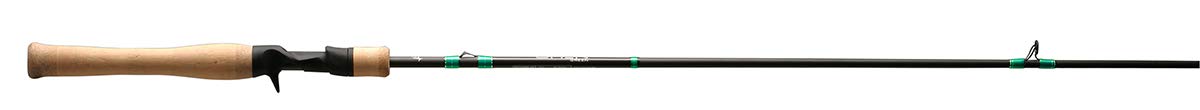 13 FISHING - Omen Green - 6'8" ML Casting Rod - Full Grip (with Palm Swell) - OG2C68ML-FG