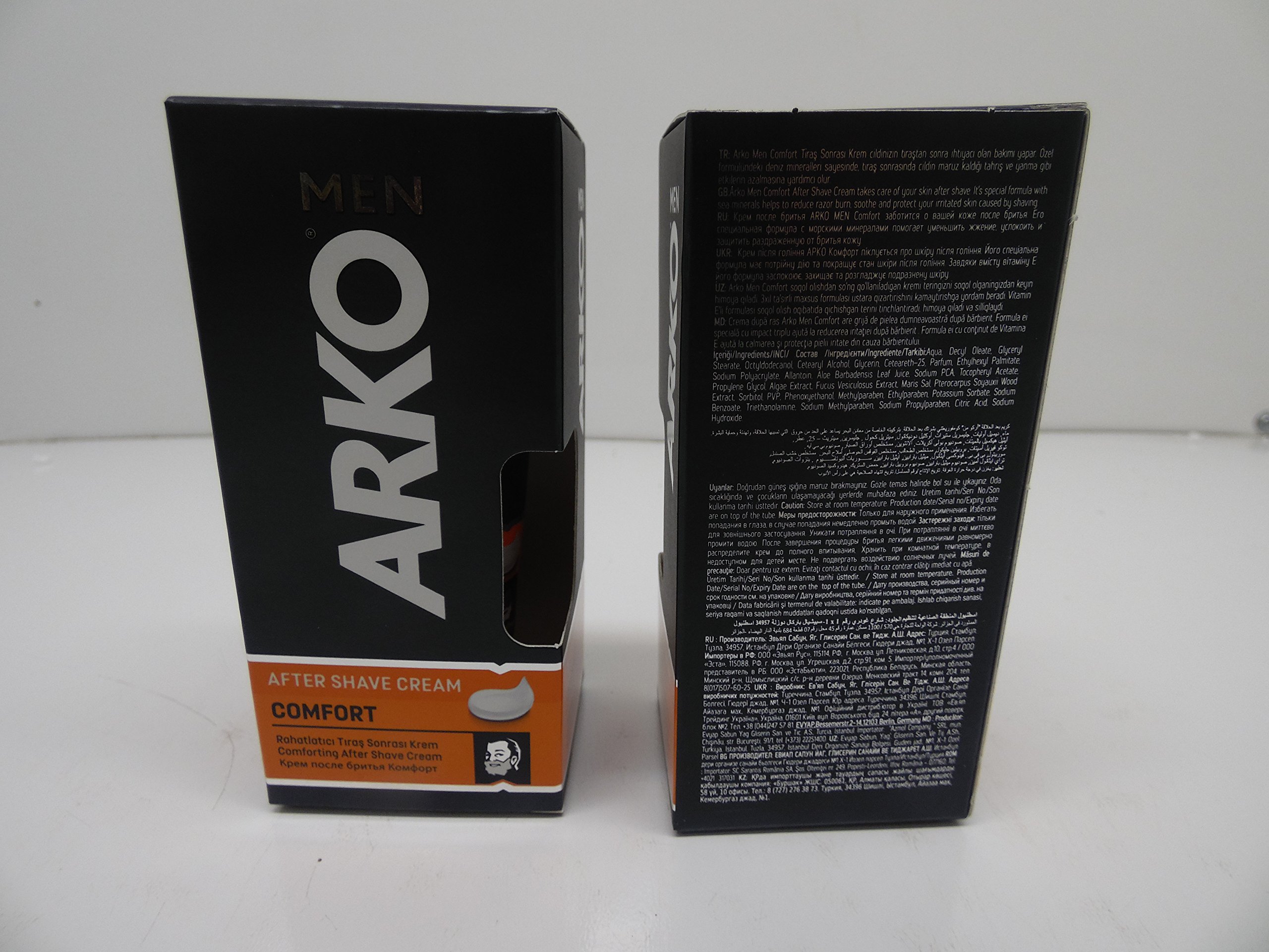 Arko Men After Shave Cream Comfort, Pack of 2, 1.7oz x 2