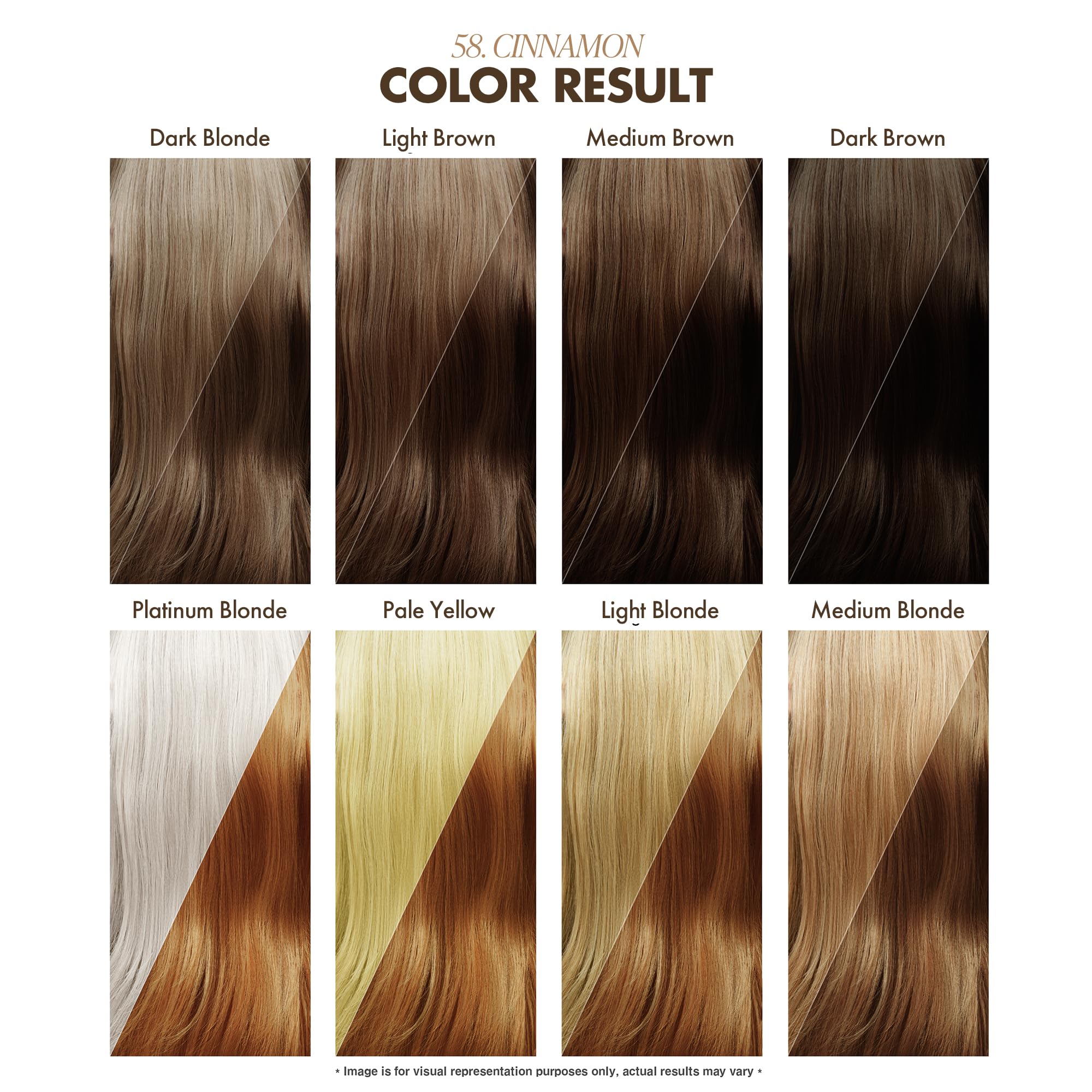 Adore Semi Permanent Hair Color - Vegan and Cruelty-Free Brown Hair Dye - 4 Fl Oz - 058 Cinnamon (Pack of 1)