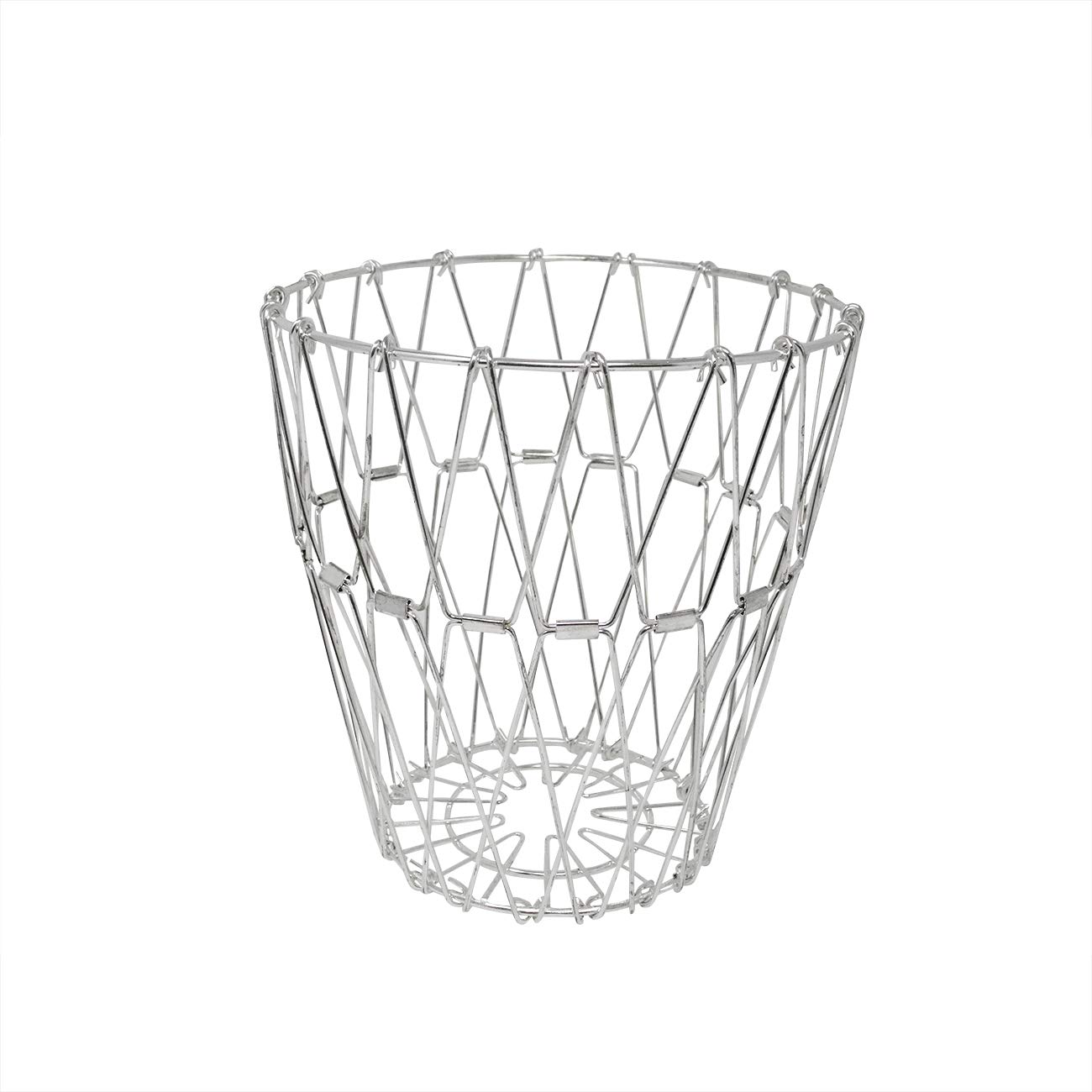 Decorative Flexible Wire Folding Fruit Basket by Trademark Innovations