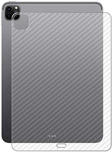 For iPad Pro 2020 & 2021 & 2022 12.9-inch Back Screen Protector 3D Carbon Fiber Ultra Thin Protective Film-2 Packs-Transparent