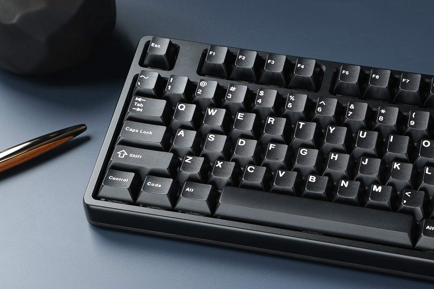 DROP GMK White-On-Black Custom Mechanical Keyboard Keycap Set - 146-keys, Doubleshot ABS Bow, Cherry Profile, for 60%, TKL, 1800 Layouts, etc.,
